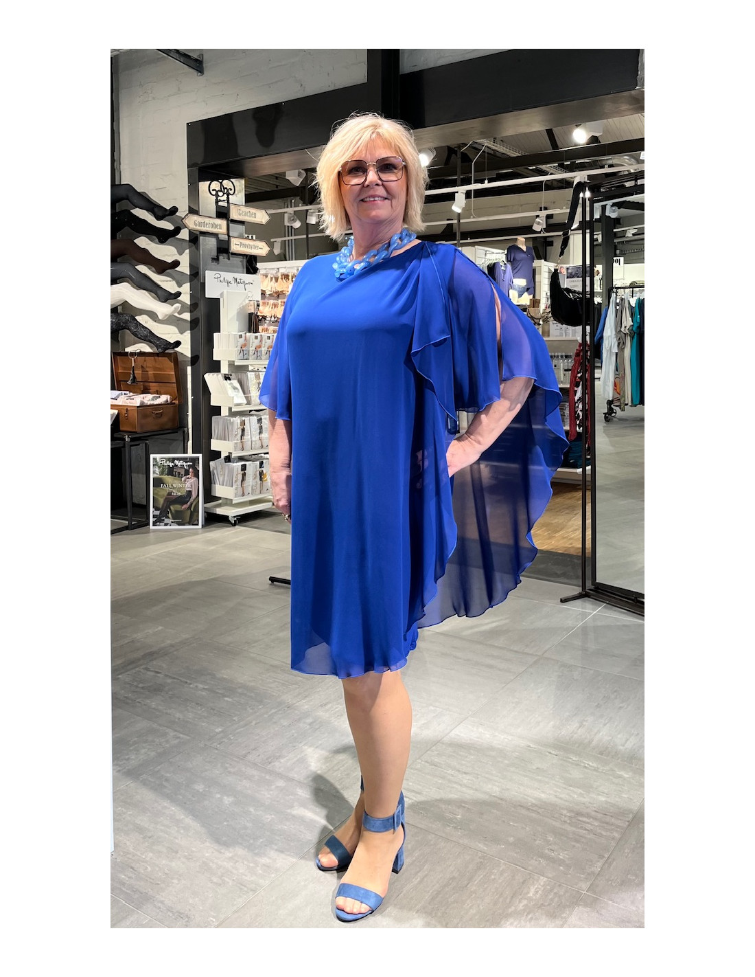 Allison 4897 Klänning draperad - i två färger